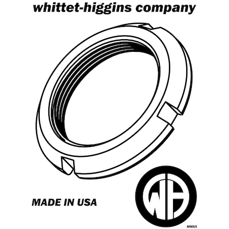 Whittet-Higgins Retaining Nut NT-08 | Zoro